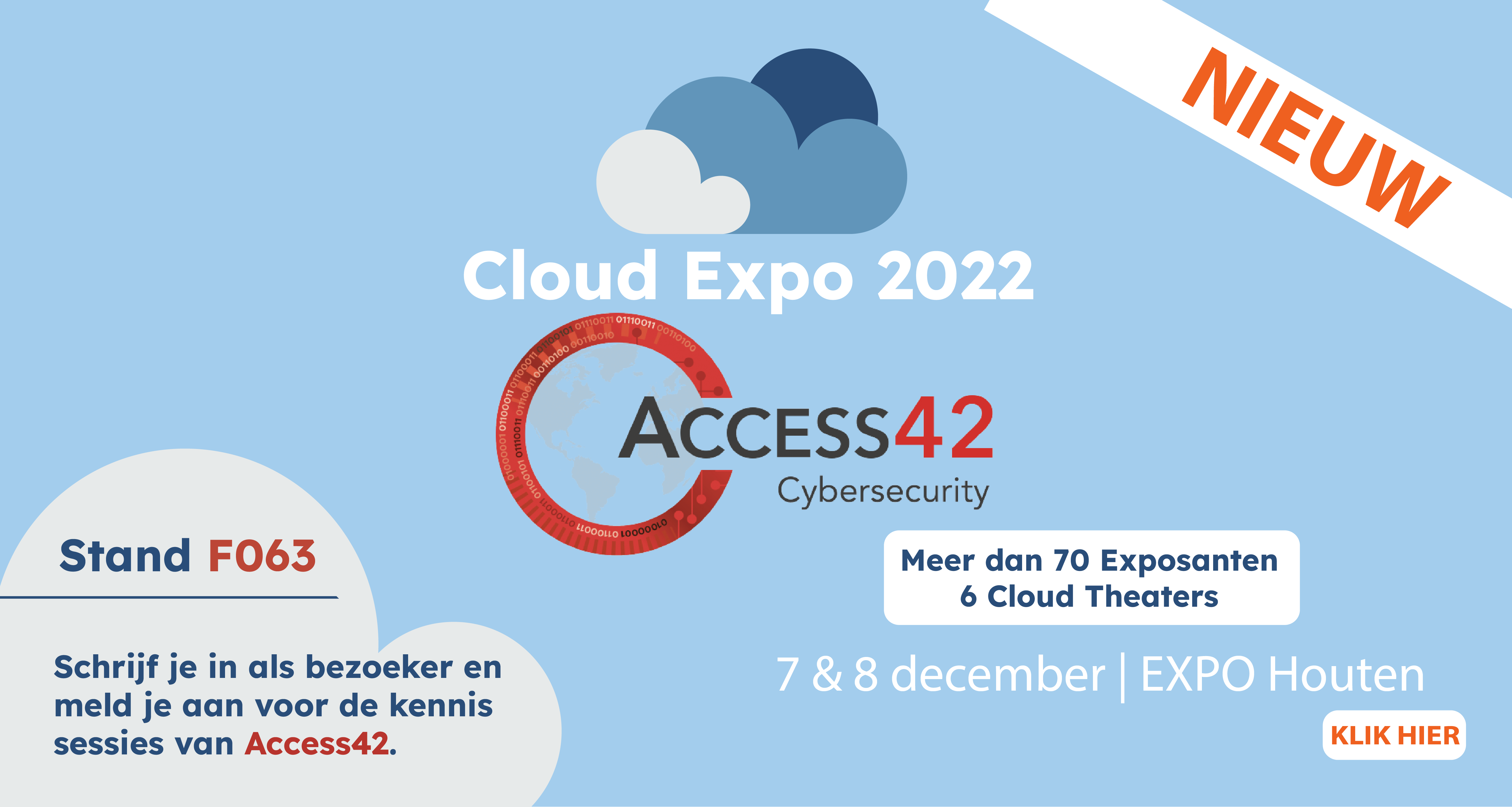 Bezoek Access42 op de Cloud Expo 2022 | 7 & 8 december