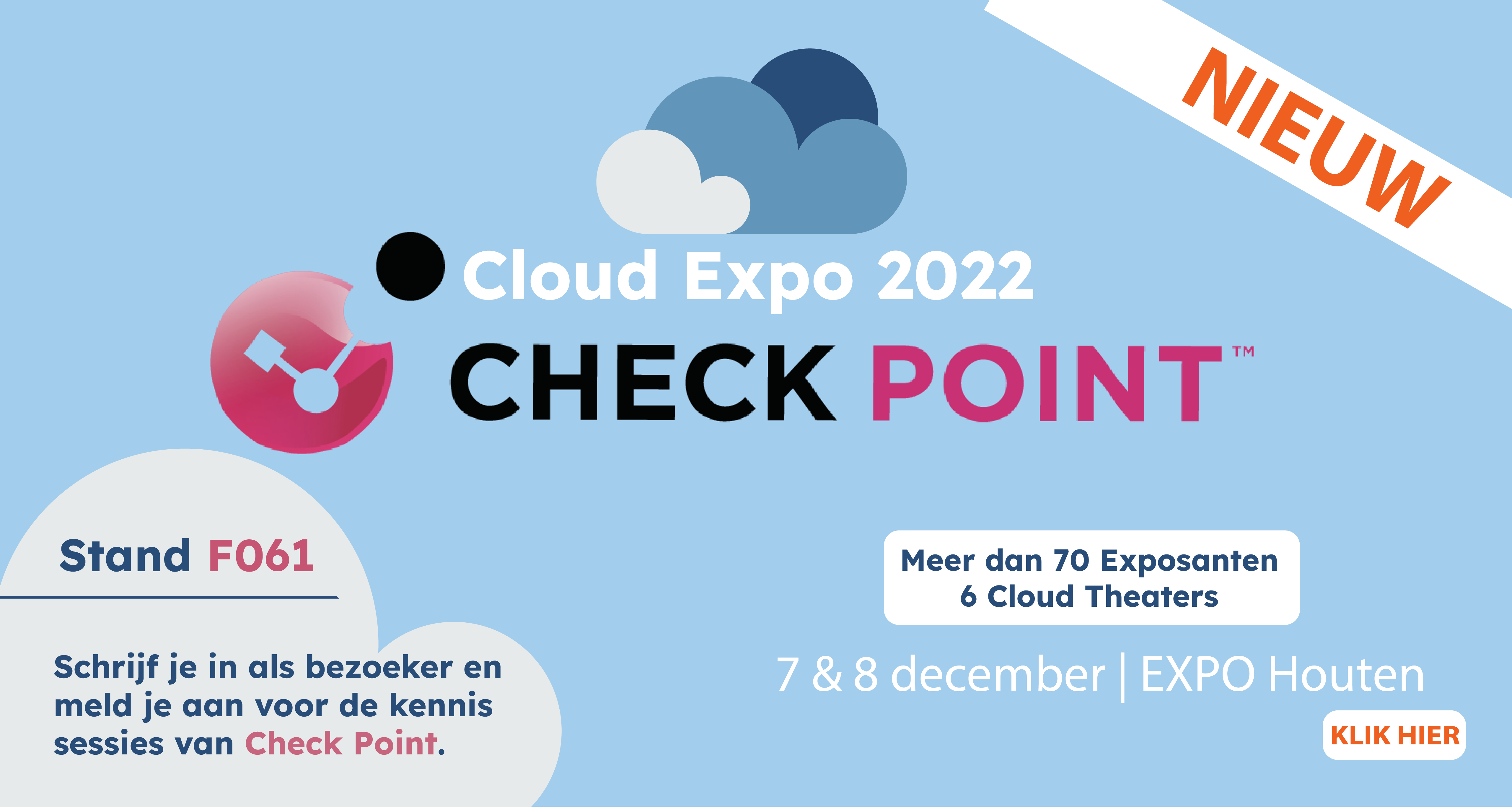 Bezoek Check Point op de Cloud Expo 2022 | 7 & 8 december