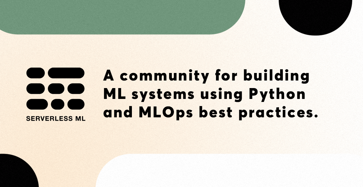 Serverless ML; Apps and MLOps: without the infrastructure