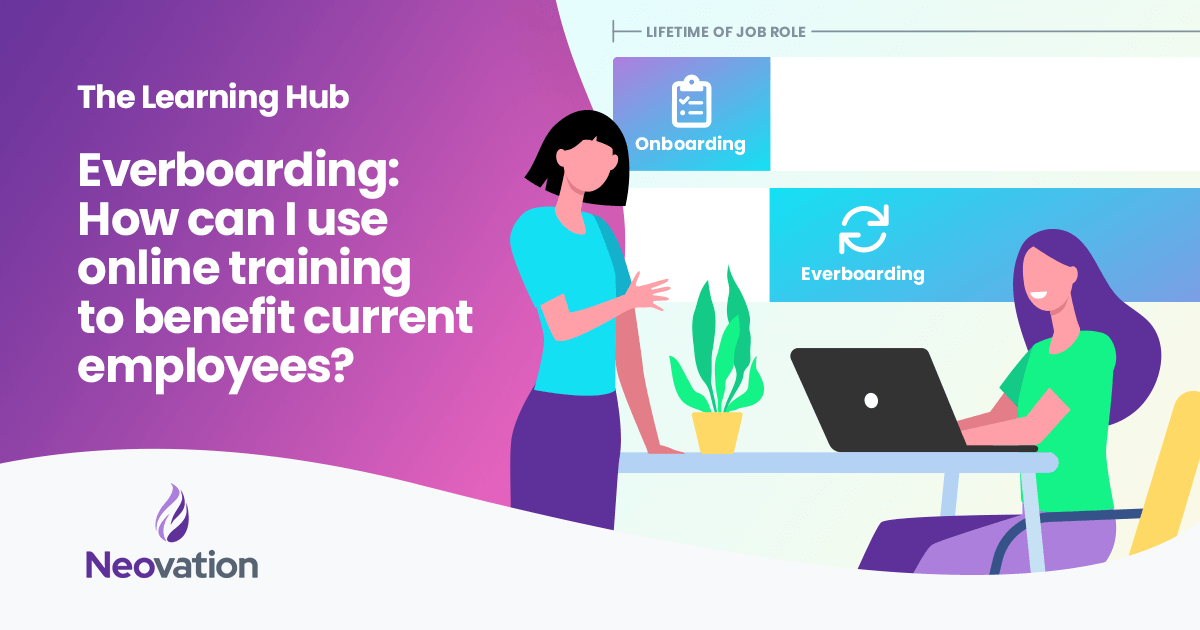 How can I use online training to benefit current employees?