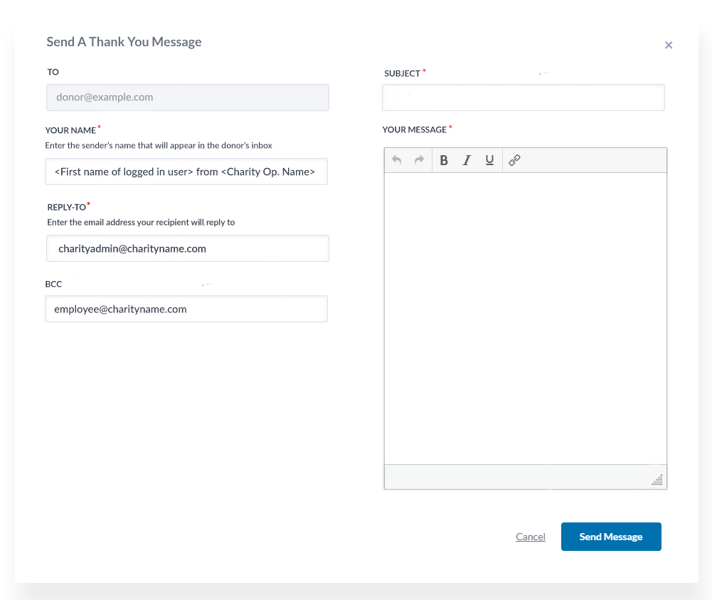 Spread some gratitude with the Thank You tool | CanadaHelps