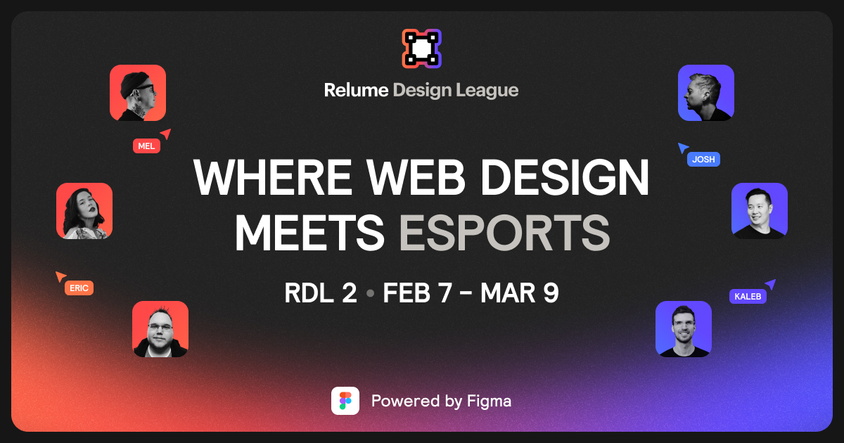 Where Web Design Meets Esports | Relume Design League