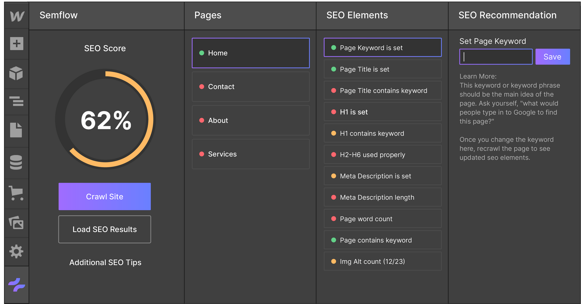 The Webflow SEO Plugin | Semflow