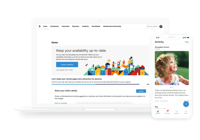 Best Child Care Software | Wonderschool