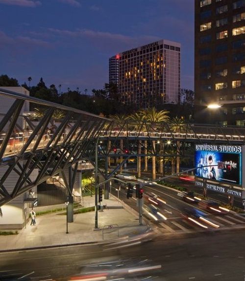 $500M LA Metro Universal Studios Ped. Bridge & Station - Commercial