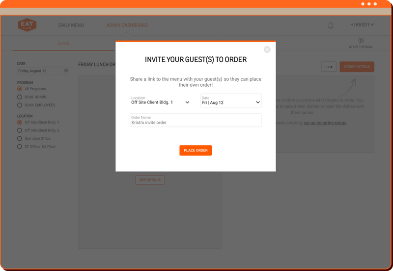 How Individual Office Meal Delivery Works