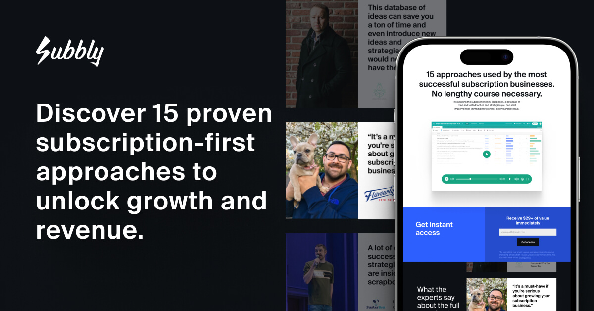 The Mini Subscription Scrapbook - 15 free subscription tactics and ...