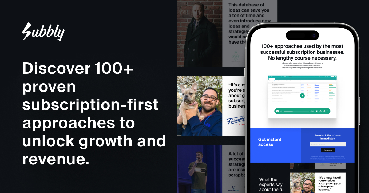 The Subscription Scrapbook – 120+ approaches used by the most ...