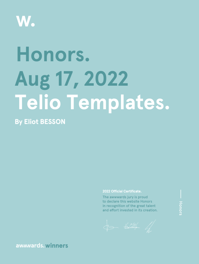 About me - Portfolio of Eliot BESSON - Digital Designer & Webflow Expert