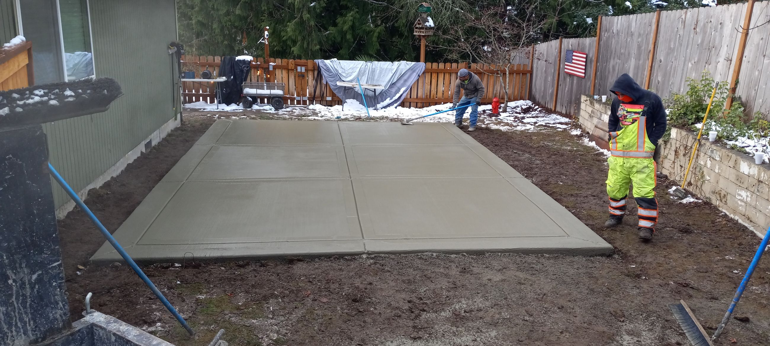 All Star Concrete LLC | broom finish slabs, ricks slabs