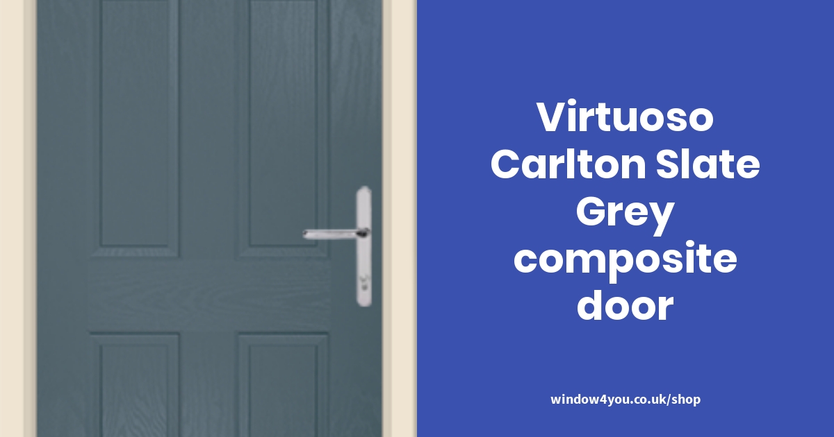 Virtuoso Carlton Slate Grey composite door