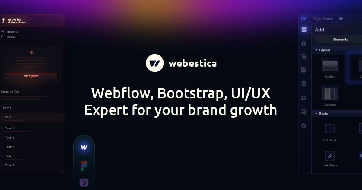 The Webflow Development and UI/UX design agency