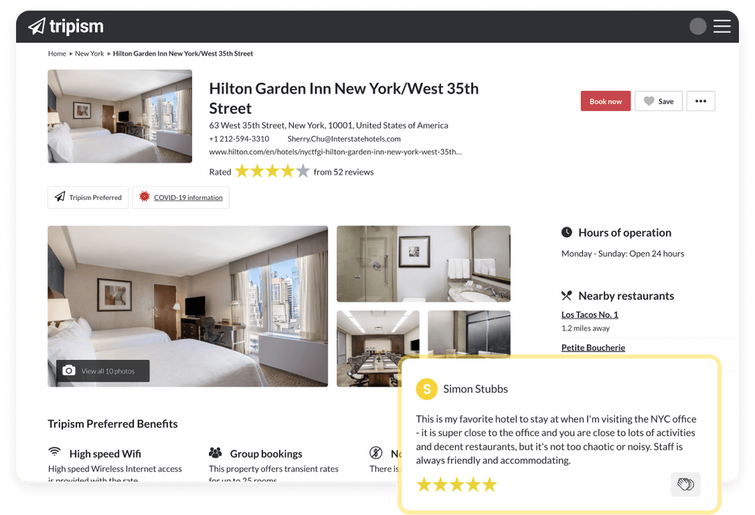 Product | Tripism - Business travel, made simple.