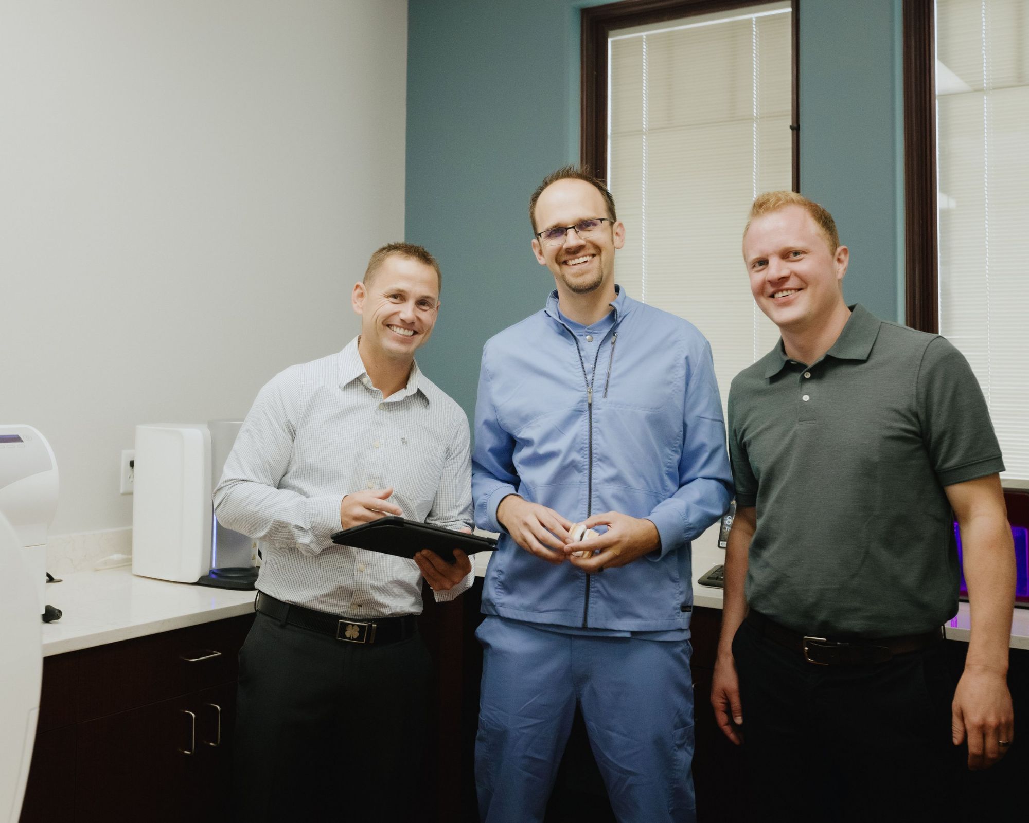 Dr. Adam Milmont and Dr. David Gallup in Casper, WY