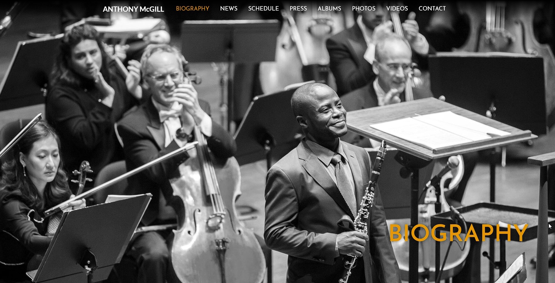 Biography | Clarinetist Anthony McGill