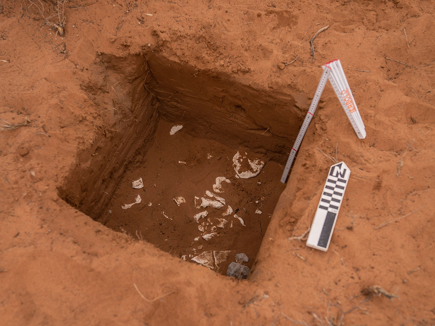 Shovel Test Excavation in The Permian Basin