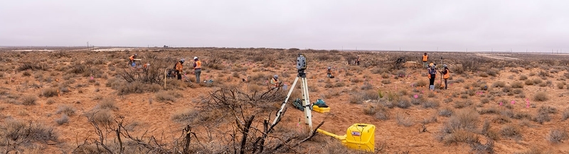 Shovel Test Excavation in The Permian Basin