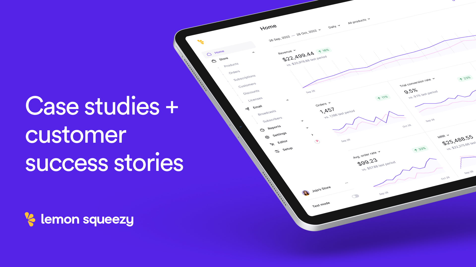 Case Studies • Lemon Squeezy