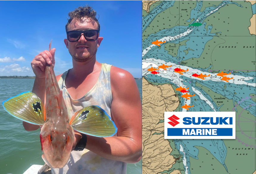 Fishing Report for Manukau Harbour: Gurnard Rig Tutorial Video