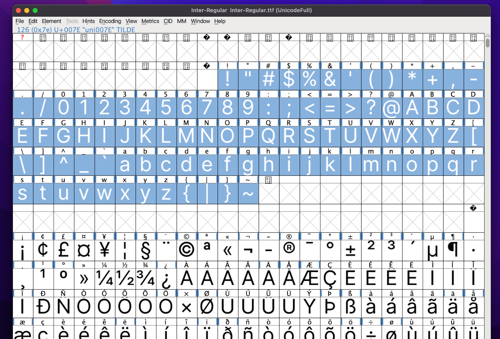 Webnomads Resources How To Optimize Fonts With Fontforge 