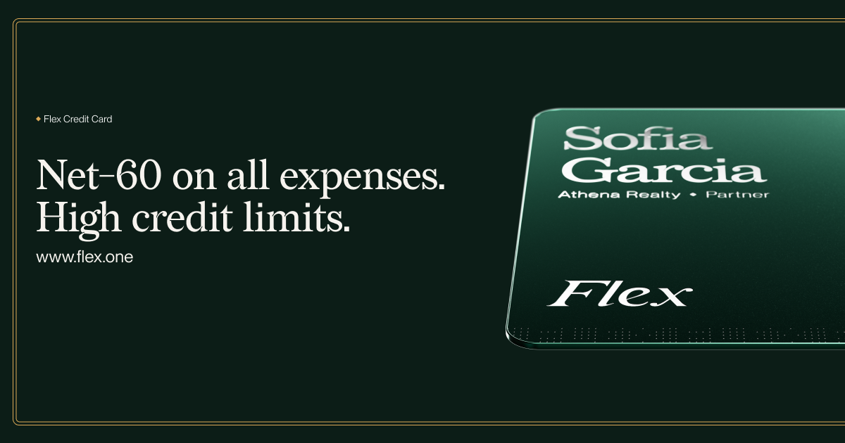 Net-60 On All Business Expenses | Flex Credit Card