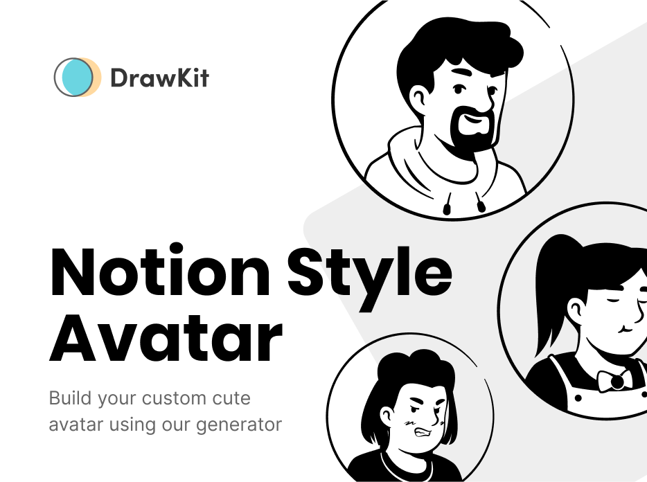 Notion Style Avatar Creator | DrawKit