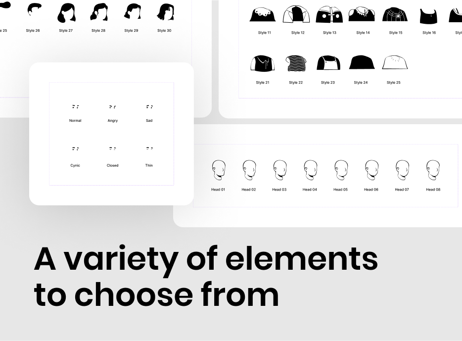 Notion Style Avatar Creator | DrawKit