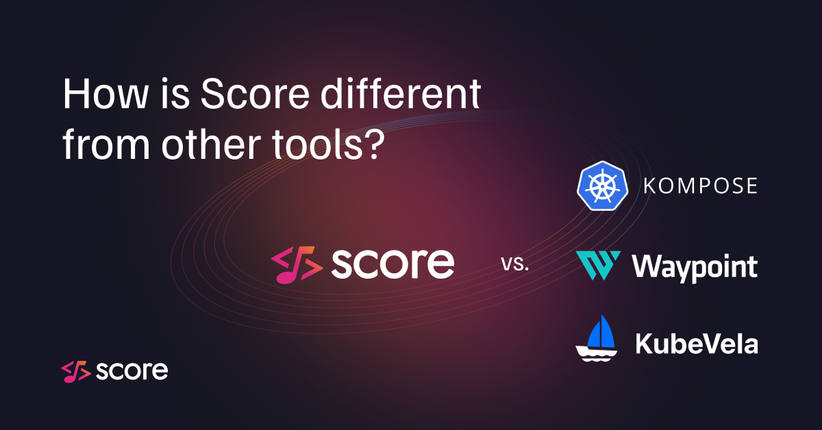 How is Score different from other tools?