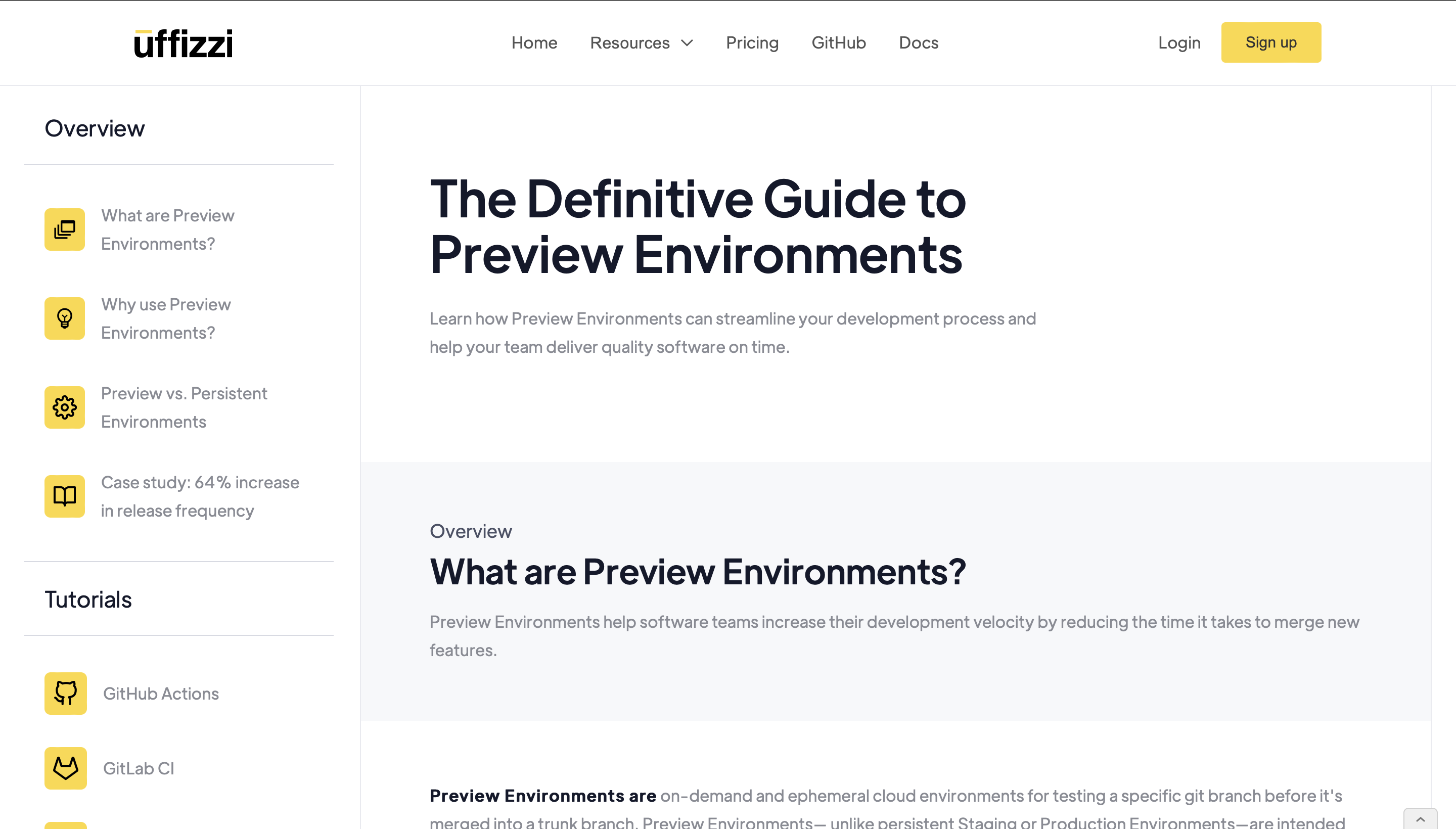 Preview Environments | The Definitive Guide Preview Environments | The Definitive Guide