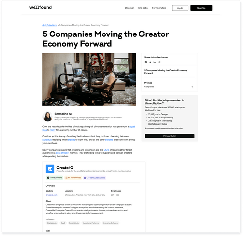 Find What's Next | Wellfound (formerly AngelList Talent)