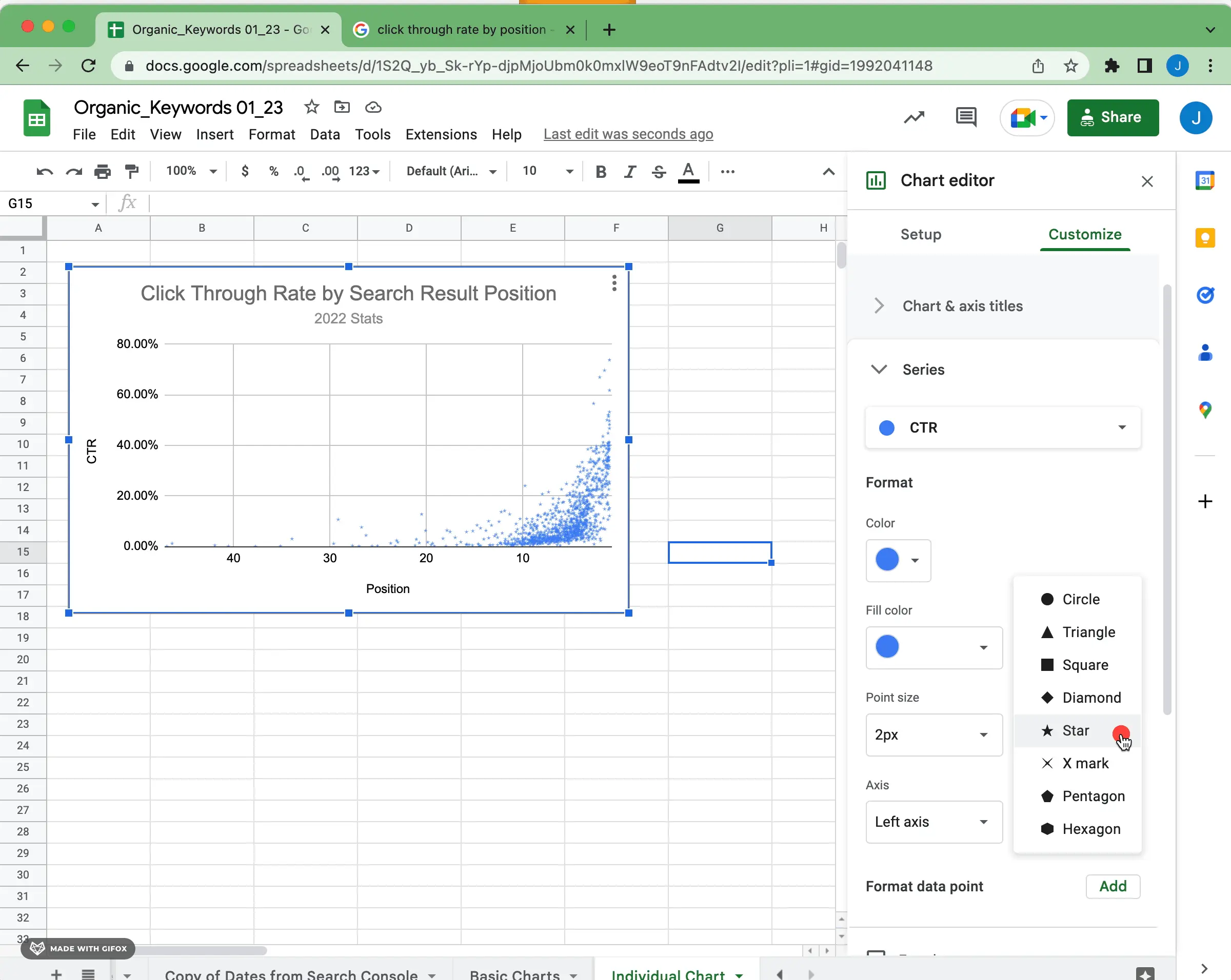 How To Create A Scatter Plot Using Google Sheets Superchart