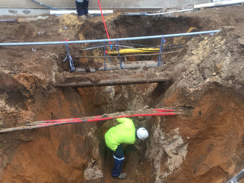 STRATA Sewer Service Connection Project | Alpine Drainage