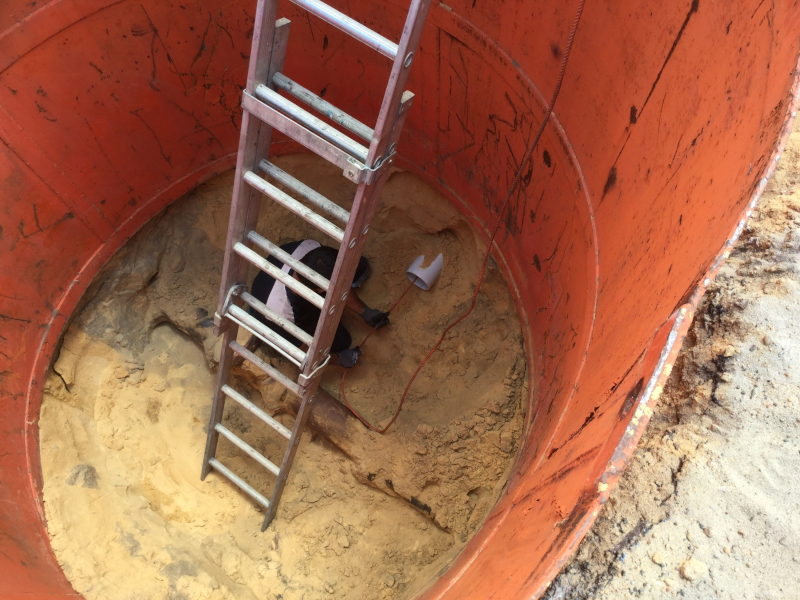 Green Lot Sewer Extension Project | Alpine Drainage