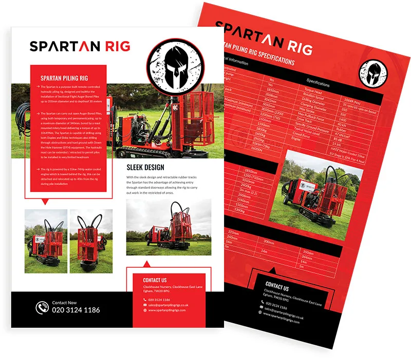 Spartan Piling Rig | Mini Piling Rig Sales | Servicing | Parts