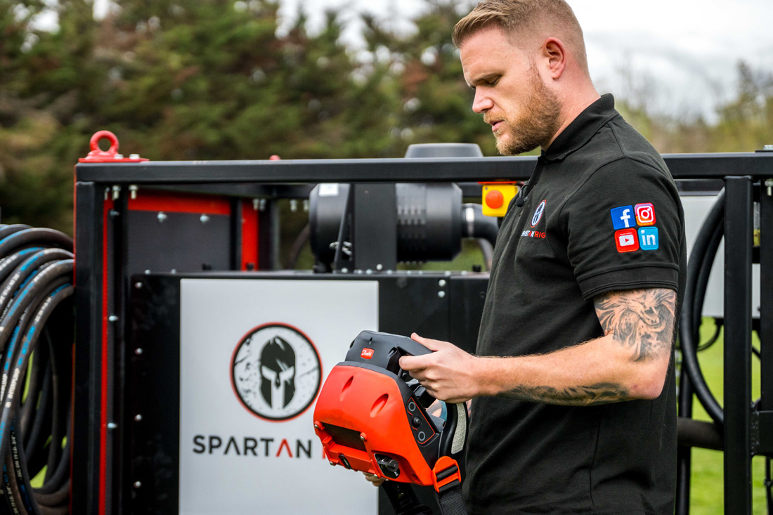 Spartan Rig Remote Controller | Spartan Mini Piling Rig | Mini Piling ...