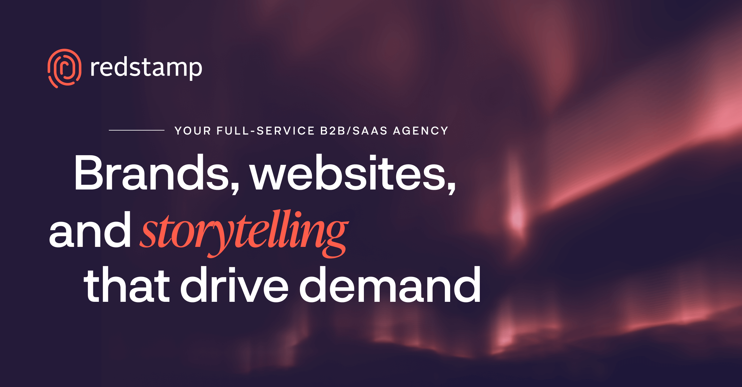 Redstamp | Websites and Branding for B2B SaaS.