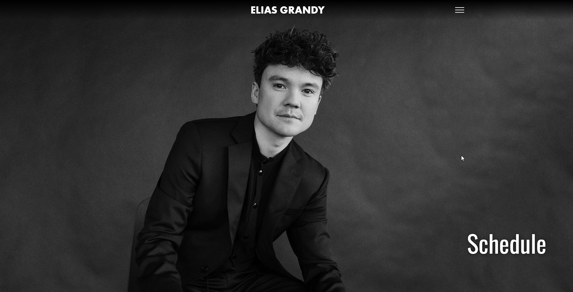 Schedule | Conductor Elias Grandy