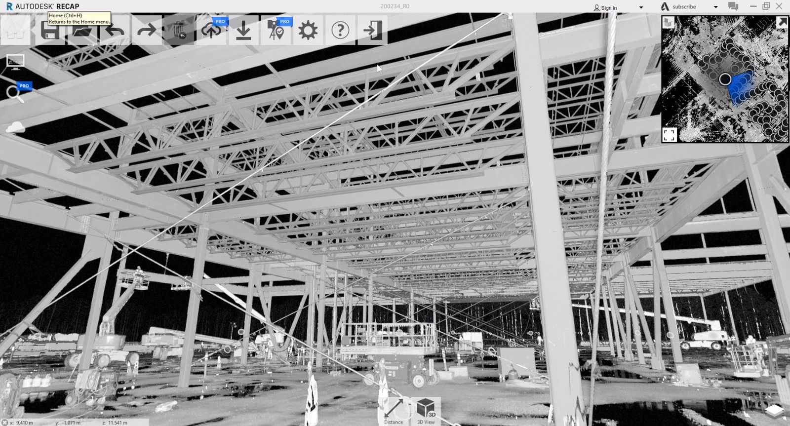 As-Built 3D Scan & Model for Data Center Structural Steel