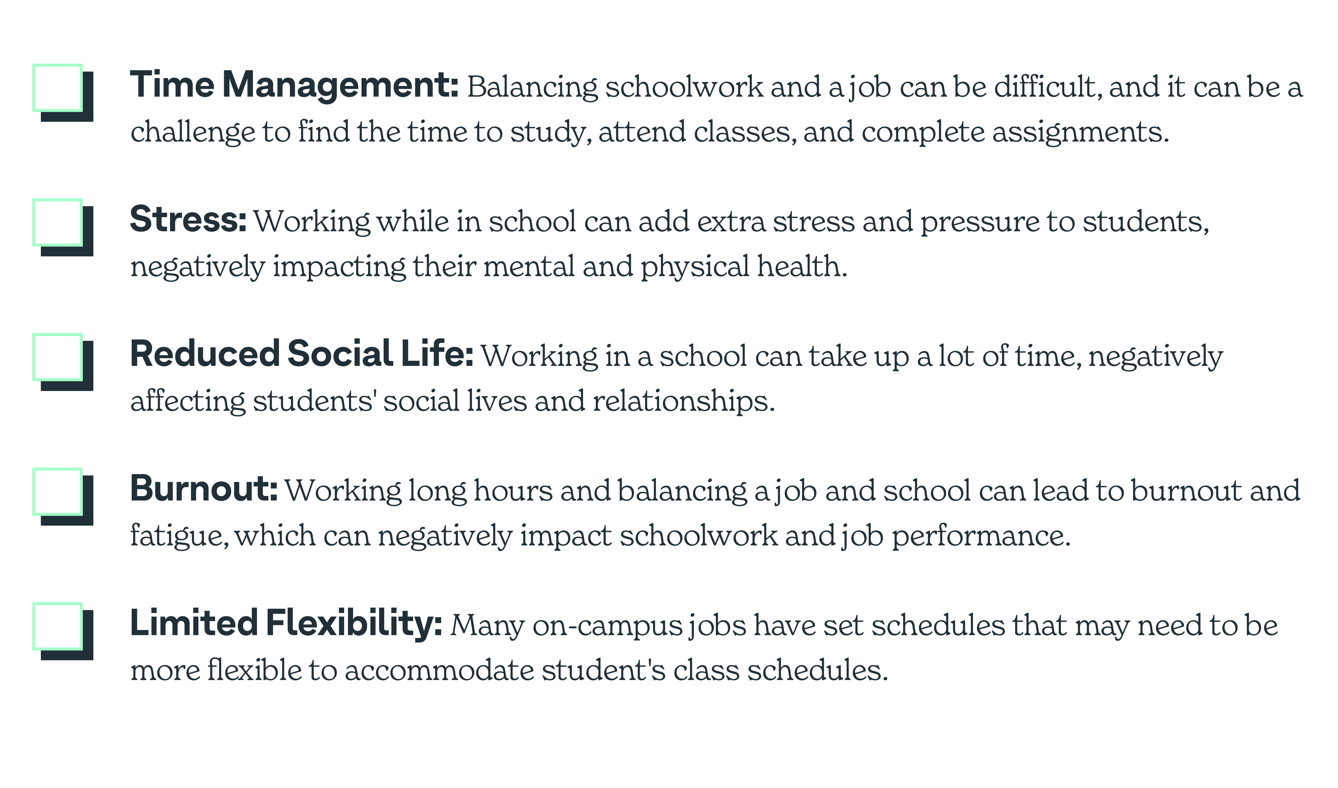 Perks and Challenges as a Working Student - Student Resources | Sven Global