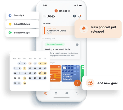 The amicable co-parenting app