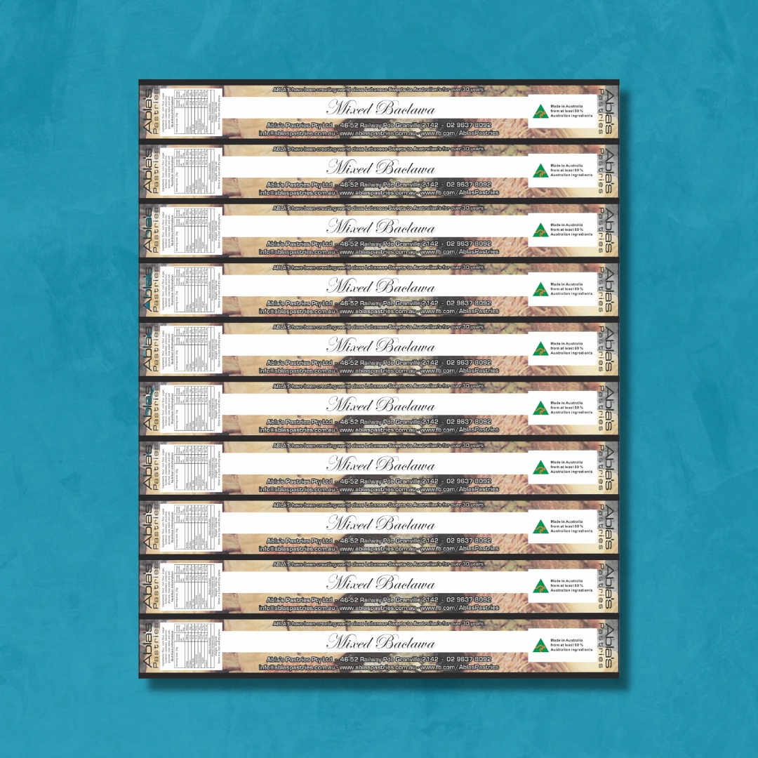 stickers | Custom Packaging | RLC Distributors | Wetherill Park