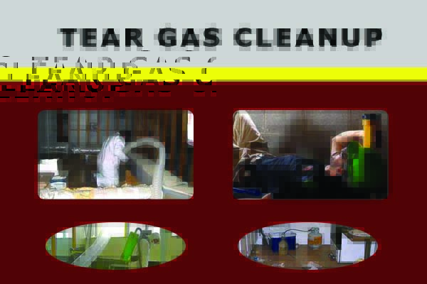 What Should the Plan be for Removing Tear Gas Residue?