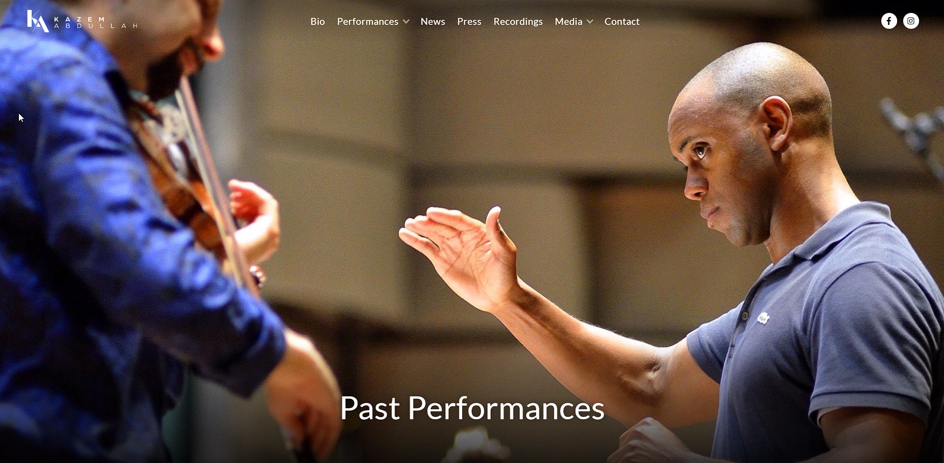 Past Performances | Orchestral Conductor Kazem Abdullah