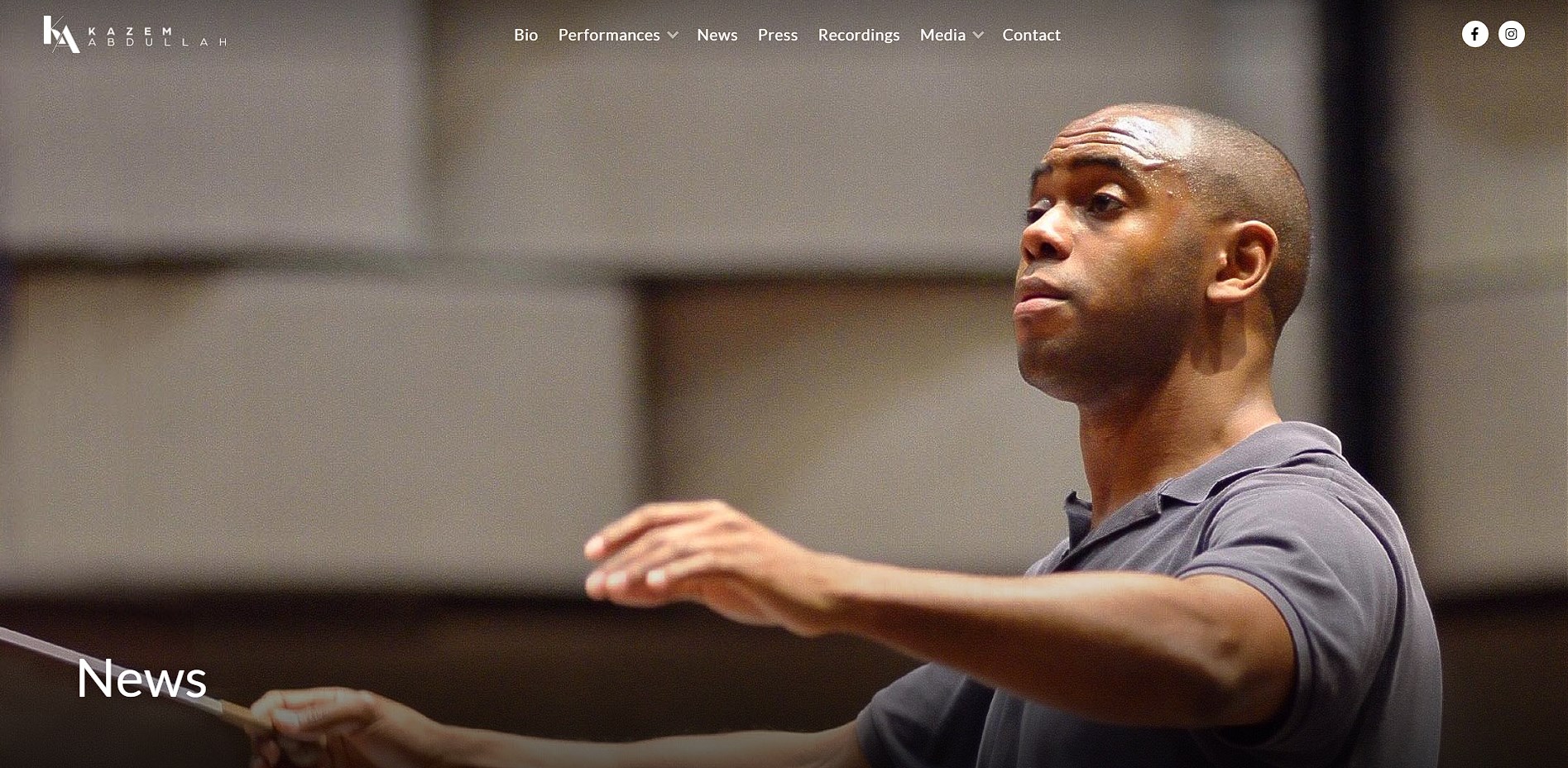 News | Orchestral Conductor Kazem Abdullah