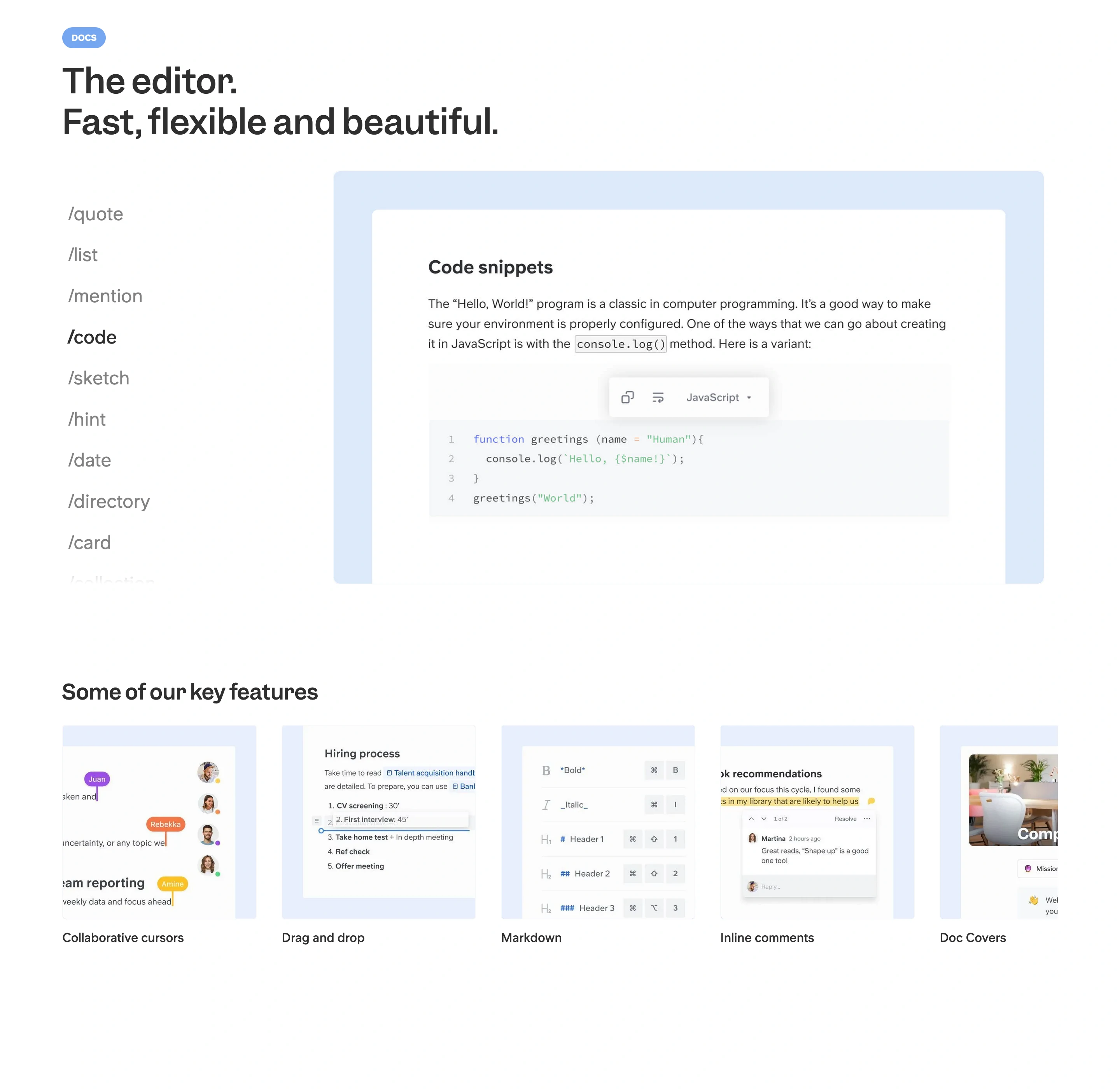Unsection - Discover Feature Section Design
