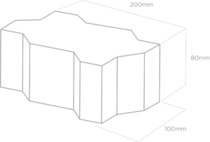 80mm Interlock Pavers | N1 Paving