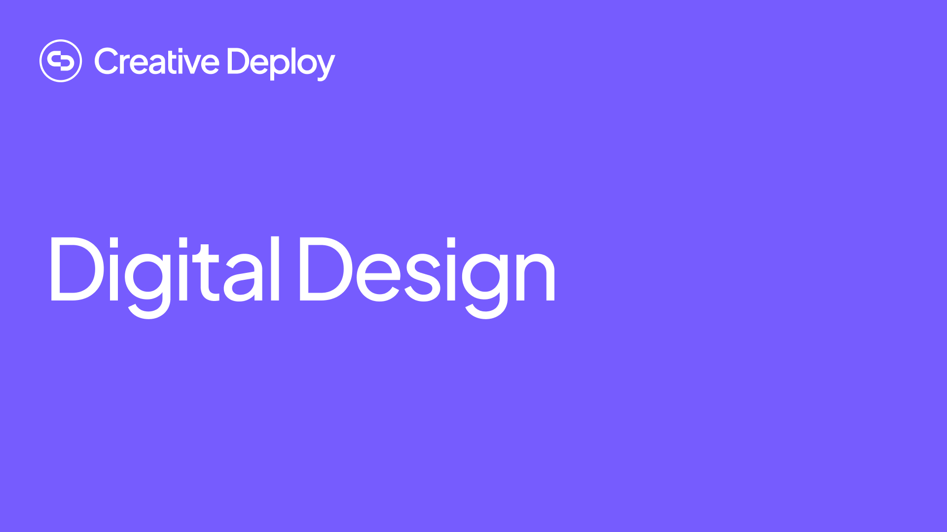 Digital Design Services | Creative Deploy