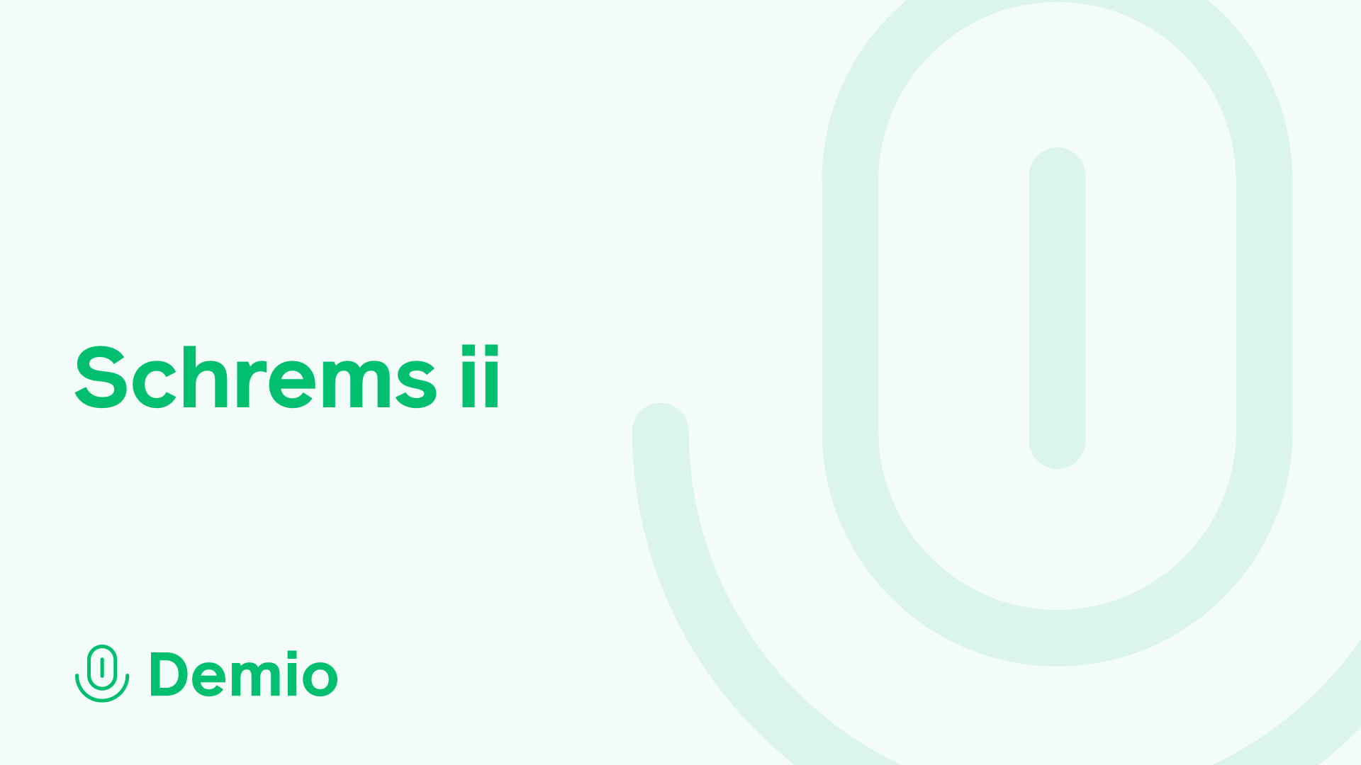 Schrems II (our response)