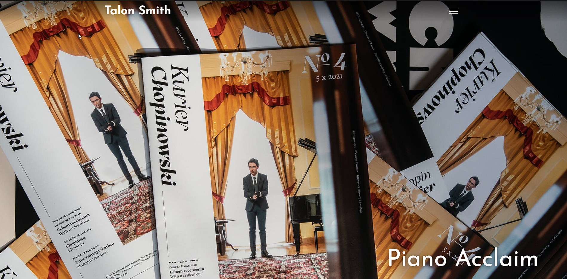 Press Piano | Pianist and Composer Talon Smith