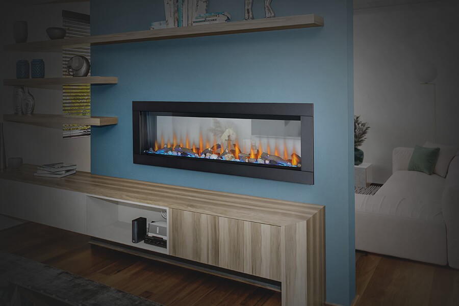 CLEARion™ Elite See Through Electric Fireplace | Ultra Comfort